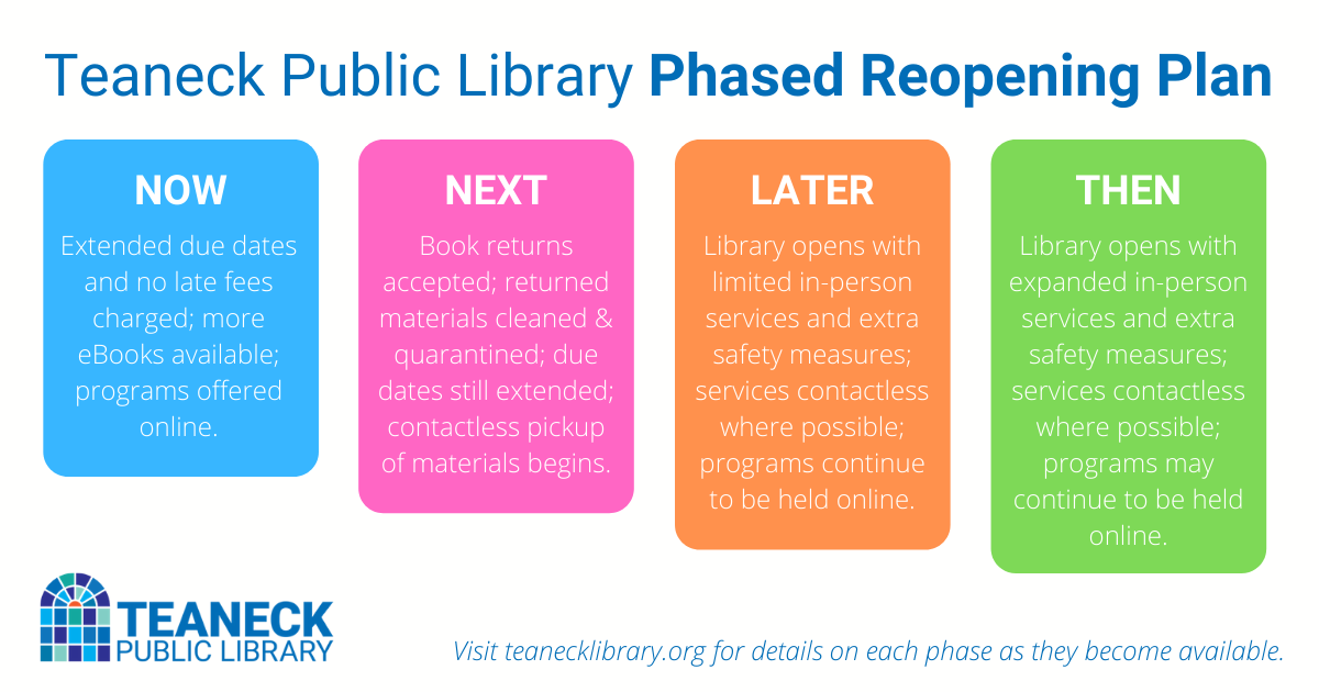 An Update from the Library Director on Teaneck Public Library’s ...