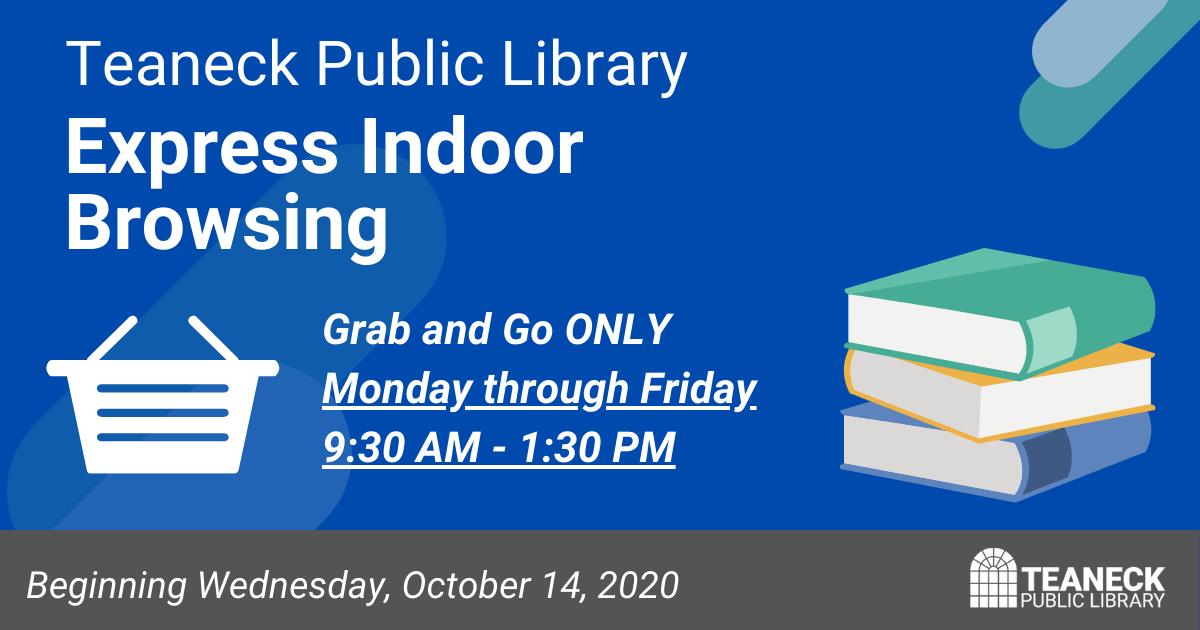 An Update from the Library Director on Teaneck Public Library’s Phased ...