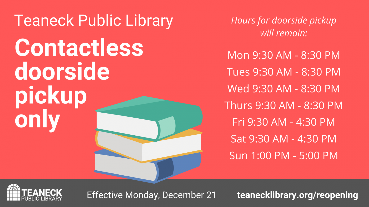 An Update from the Library Director on Teaneck Public Library’s Phased ...